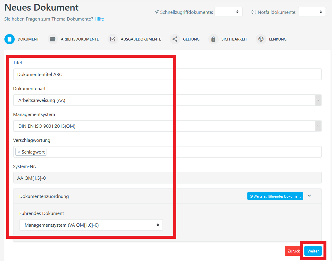 Neues Dokument uploaden für Redakteure | intralean